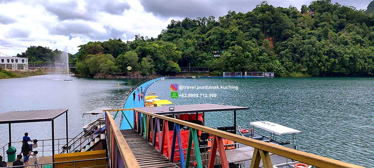 TASIK BIRU KUCHING - liburan dari PONTIANAK wajib kesini